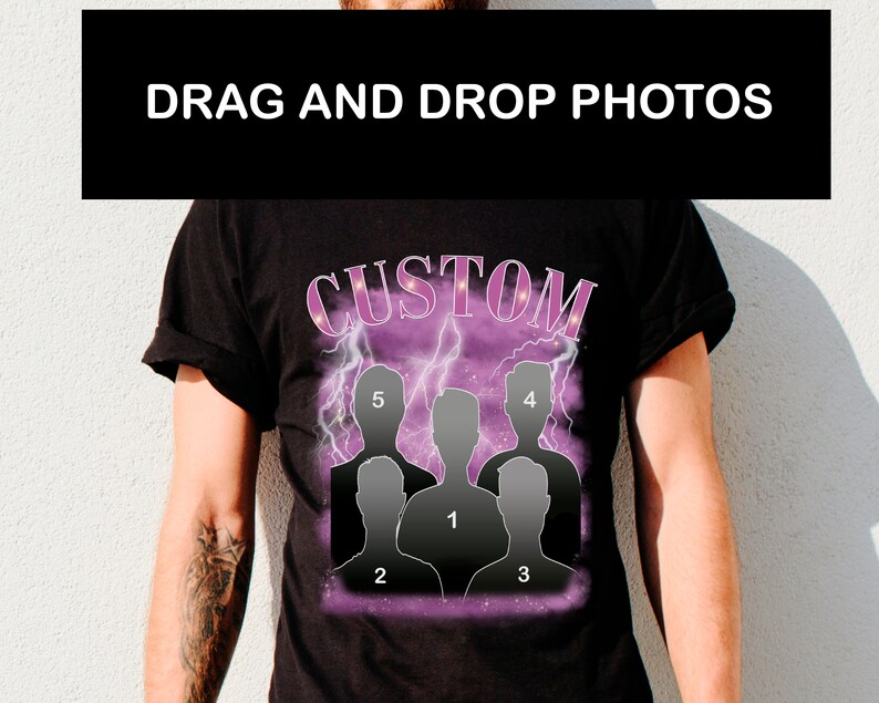 Editable Bootleg Design Canva Template: Custom Rap Tee (digital ...