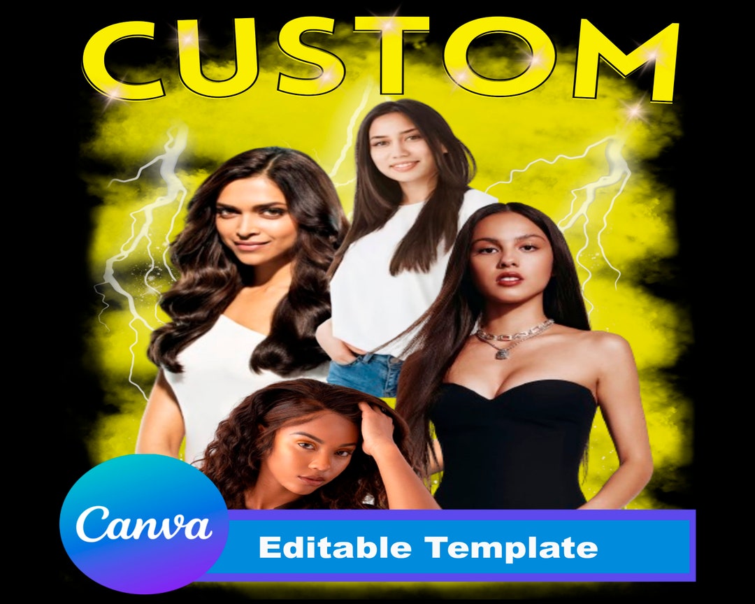 Editable Bootleg Design Canva Template, Customize Bootleg Idea, Change ...