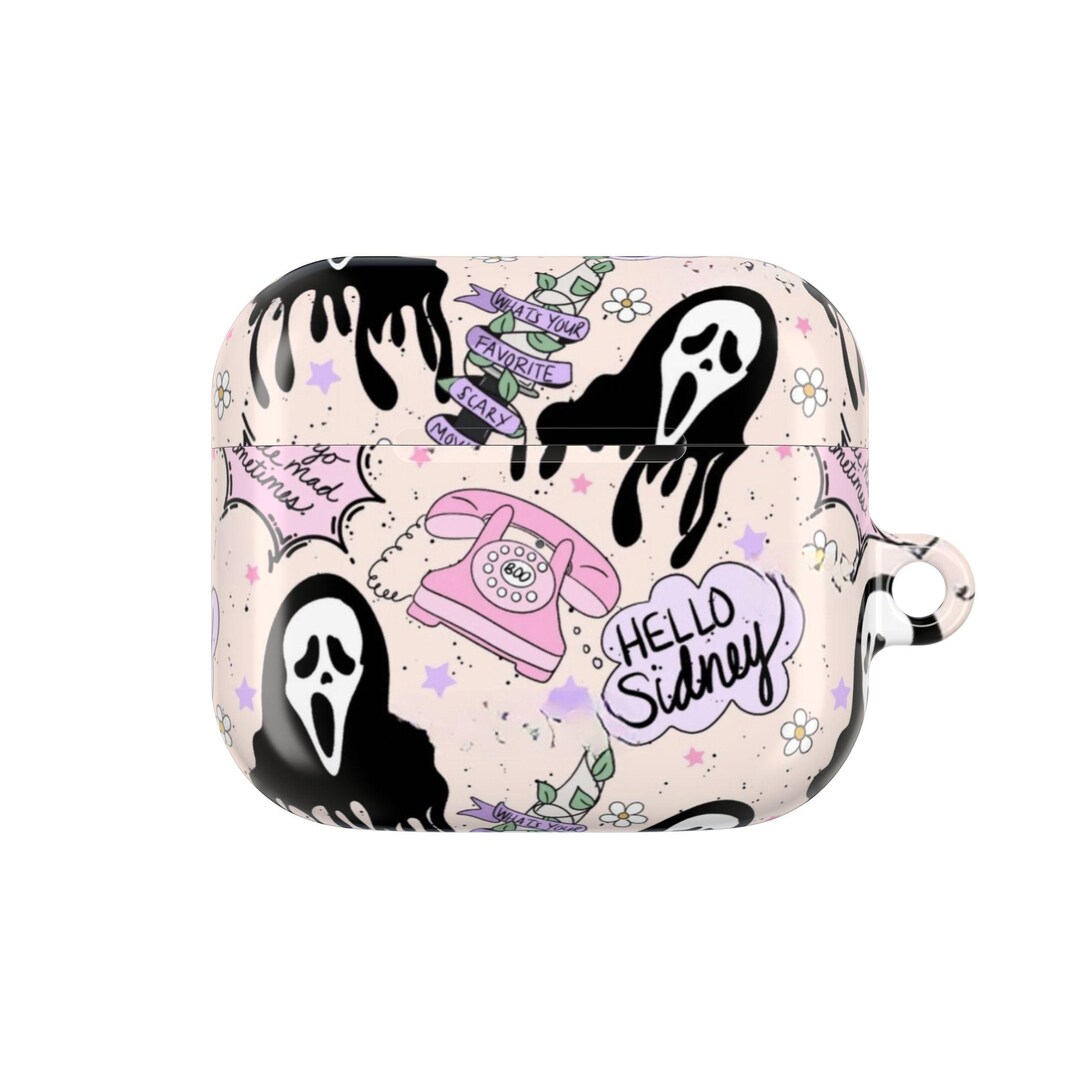 Scream Mask AirPod Case | Pastel Horror Phone Icons - Etsy