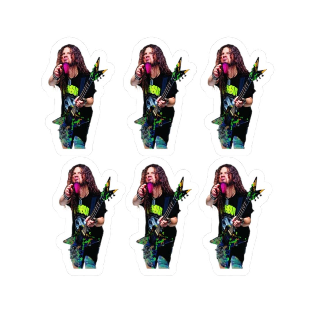 Dime Bag Darrell Six Pack Kiss-cut Stickers | Rock Guitar Decal Set - Etsy