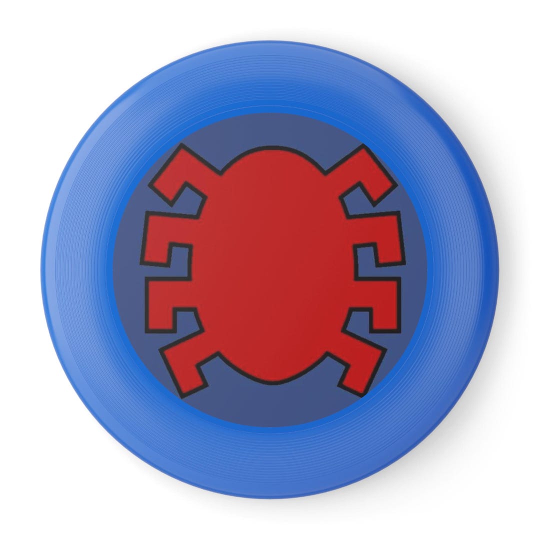 Spiderman Wham-o Frisbee | Spider-man Logo Flying Disc - Etsy