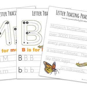 MONARCH BUTTERFLY Nature Study 40 Pages, Life Cycle, Anatomy, Unit ...