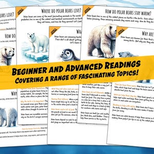 POLAR BEAR NATURE Study, Unit Study, Homeschool Printables, Life Cycle ...
