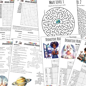 SPACE - PLANETS, Solar System Unit Study, HUGE Printables Set, Sun ...