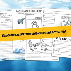 POLAR BEAR NATURE Study, Unit Study, Homeschool Printables, Life Cycle ...