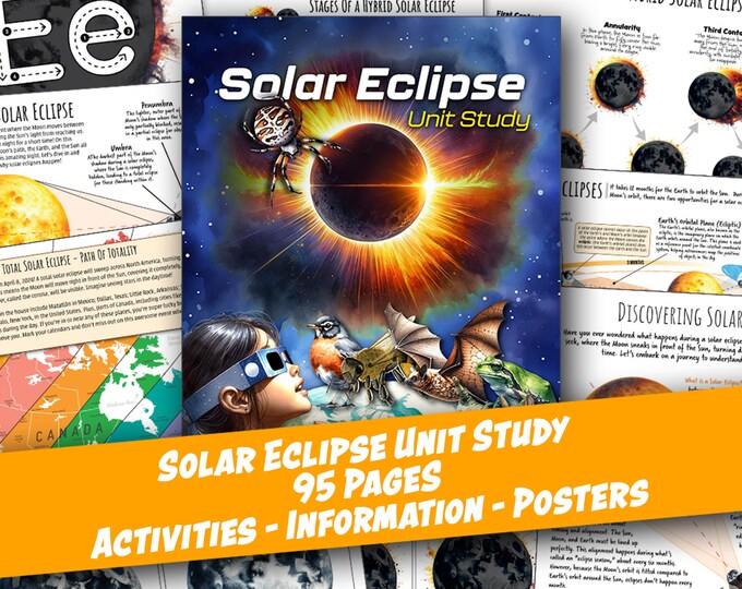 Solar Eclipse Worksheets and Activities, Astronomy for Kids, Science ...
