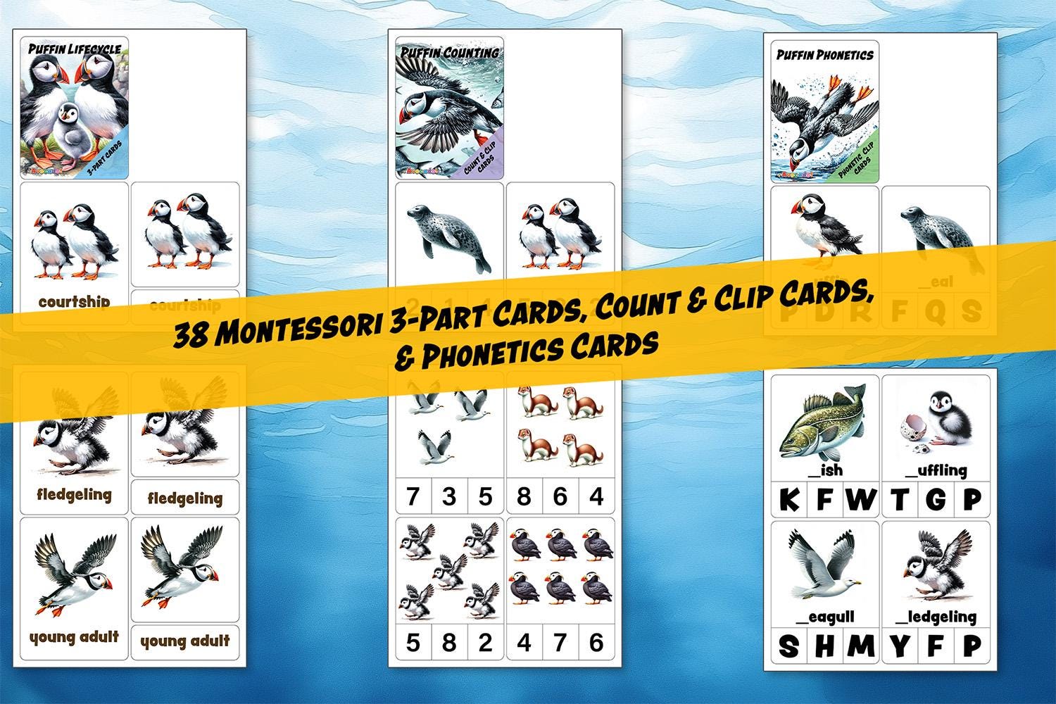 PUFFINS NATURE STUDY Unit, Homeschool Printables, Unit Study, Life ...