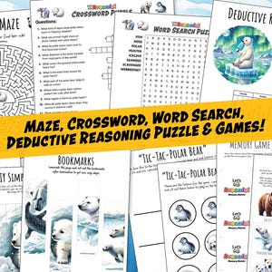 POLAR BEAR NATURE Study, Unit Study, Homeschool Printables, Life Cycle ...