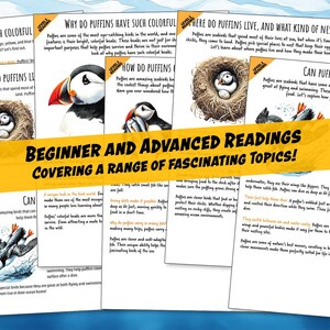 PUFFINS NATURE STUDY Unit, Homeschool Printables, Unit Study, Life ...