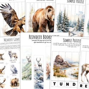 REINDEER Caribou Nature Unit Study, Printables, Lifecycle, Migration ...