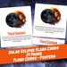 SOLAR ECLIPSE Flash Cards, Sun, Moon, Earth, Solar System, Space ...
