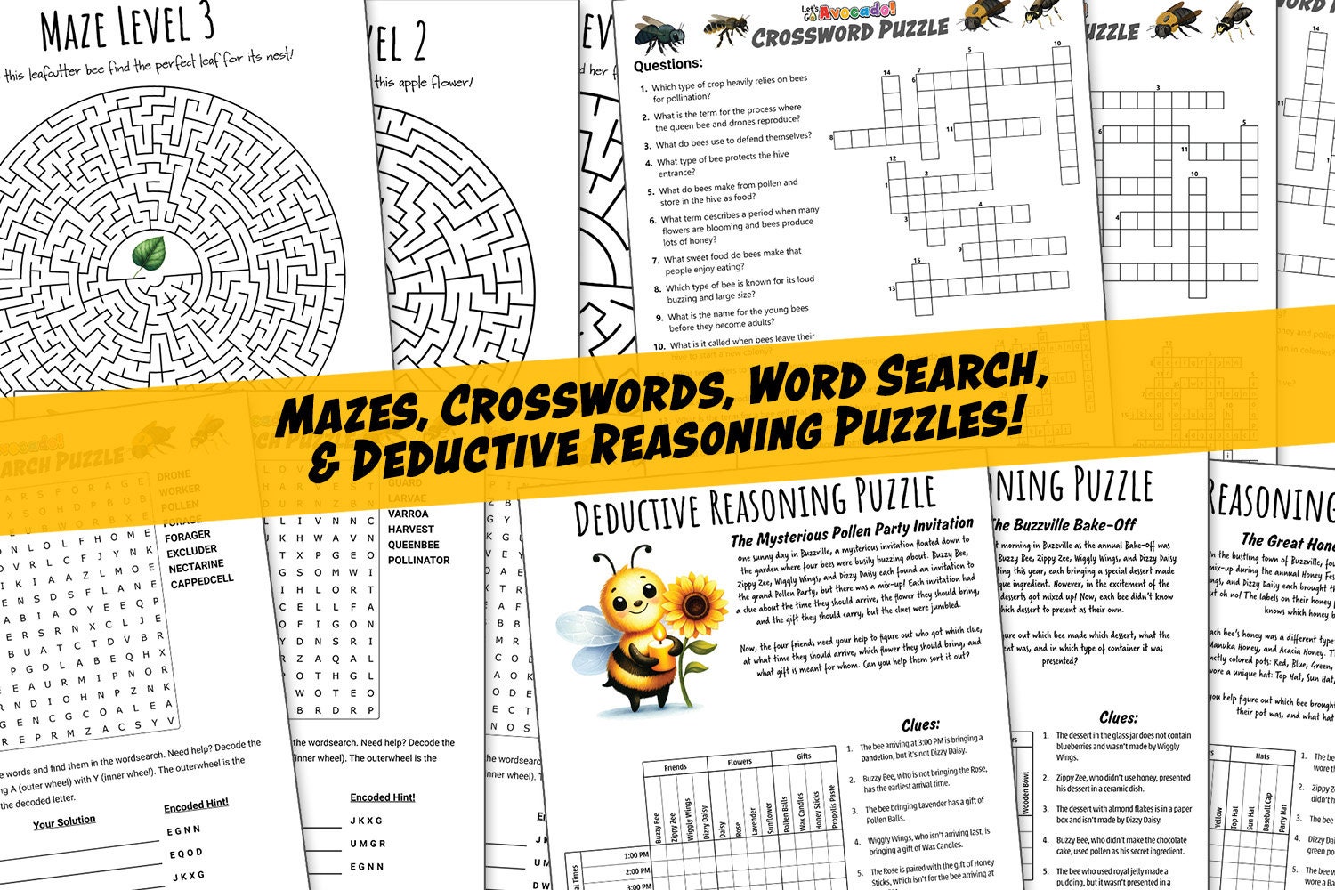 BEES NATURE STUDY Unit, Huge Printables Collection, Life Cycle, Anatomy ...