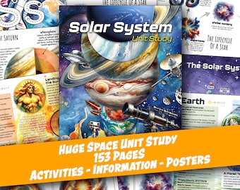 Solar System Unit Study - Etsy