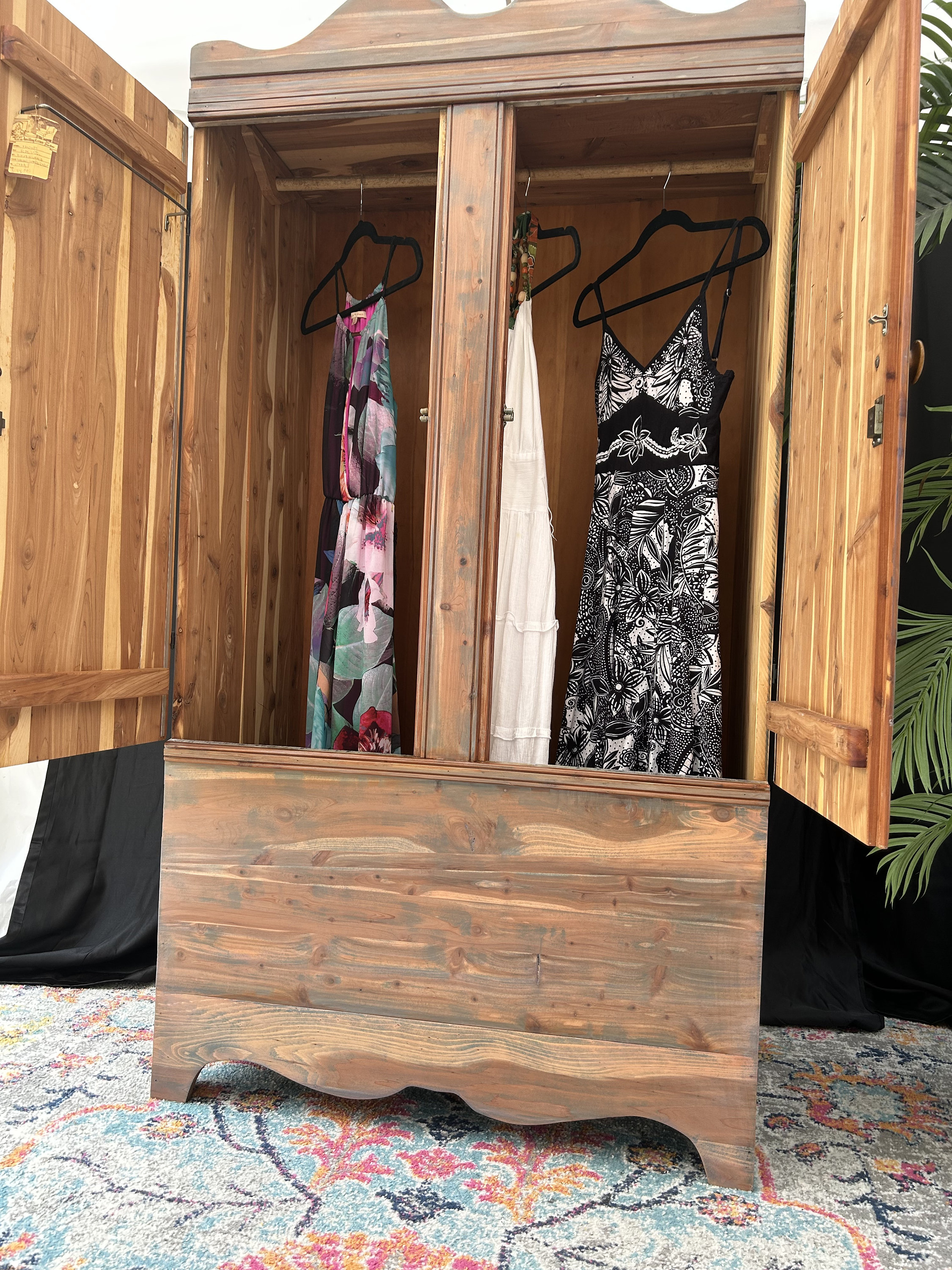 SOLD!! Cedar Wardrobe-shabby Chic-farmhouse Rustic - Etsy