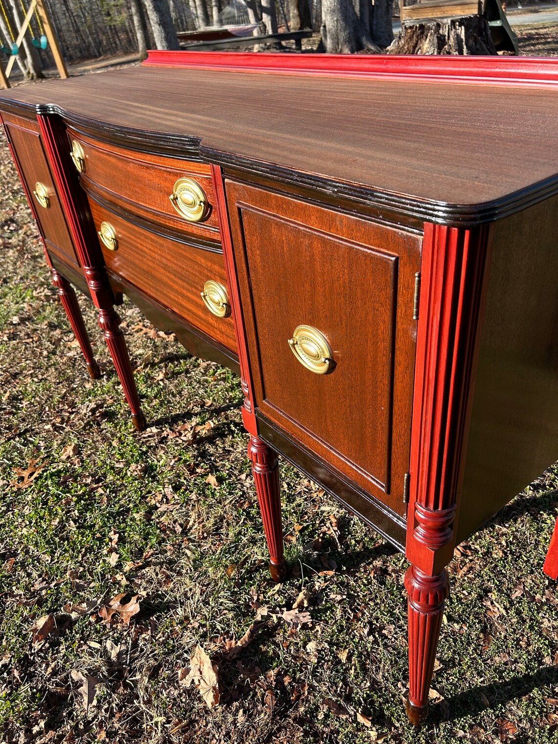 Hepplewhite Style Buffet Traditional Sideboard - Etsy