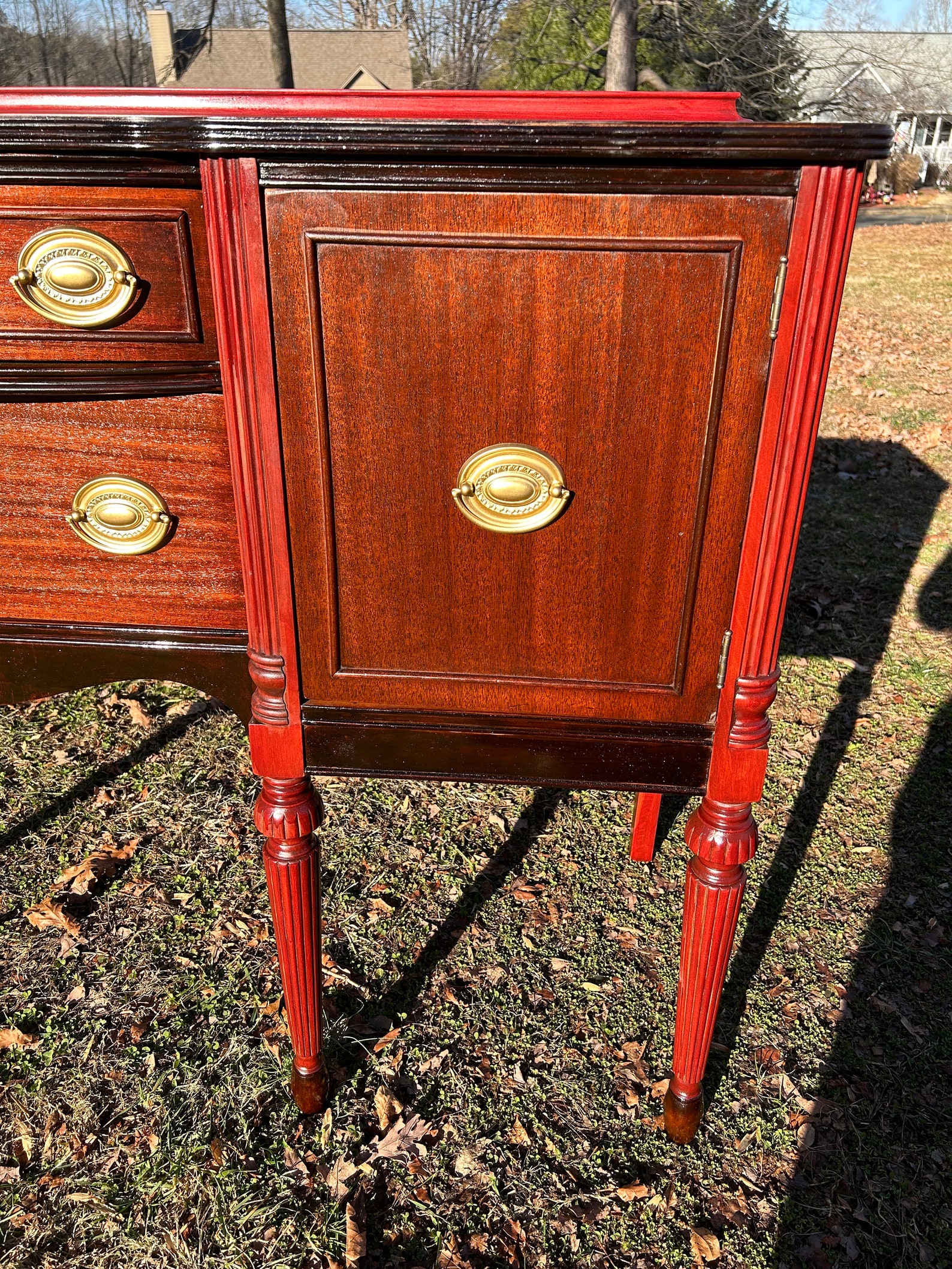 Hepplewhite Style Buffet Traditional Sideboard - Etsy