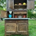 SOLD!! Hoosier Cabinet Primitive Rustic Chic - Etsy