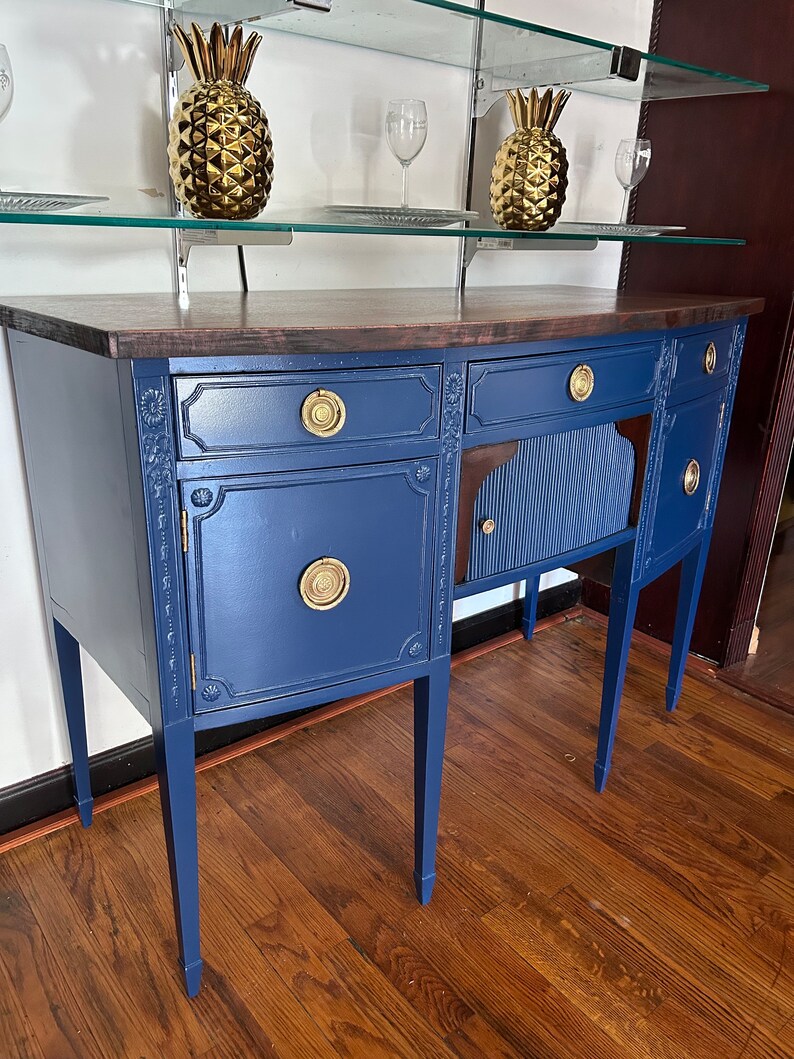 Hepplewhite Traditional Buffet Sideboard - Etsy