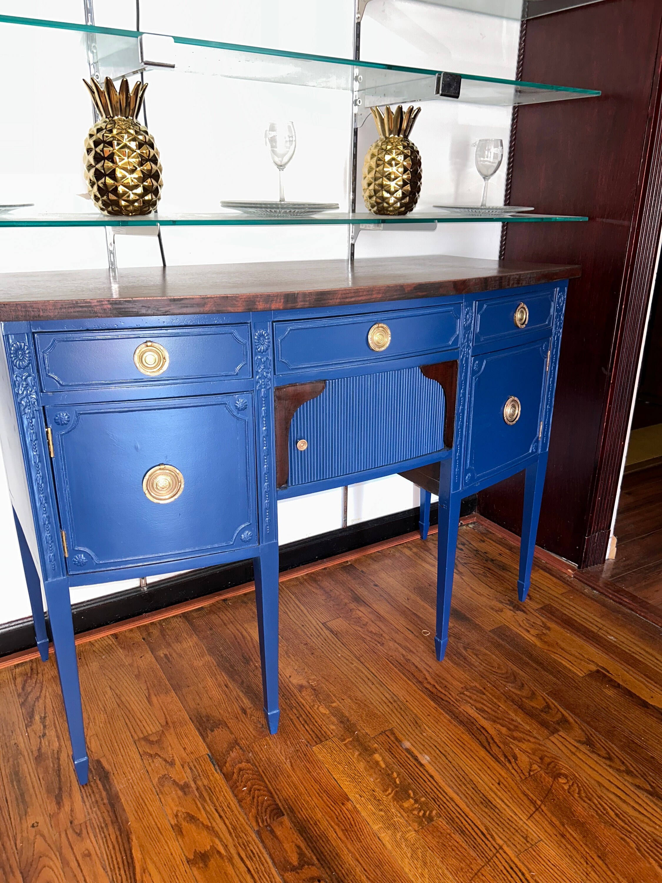 Hepplewhite Traditional Buffet Sideboard - Etsy