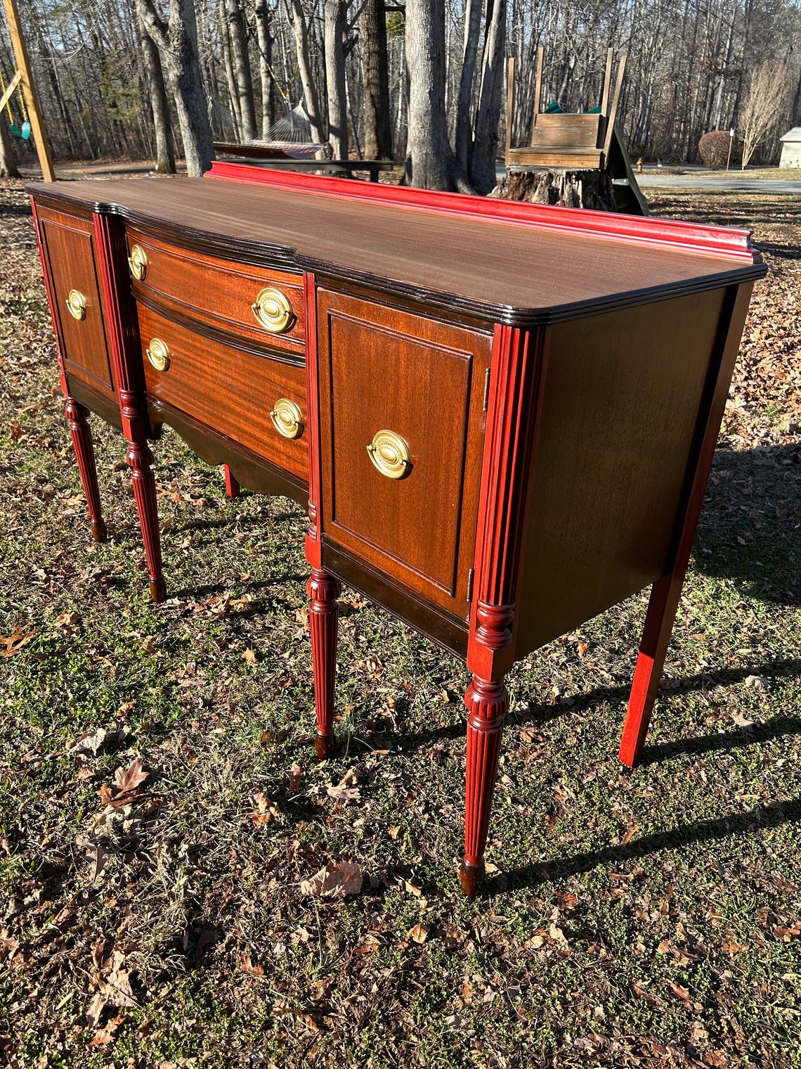 Hepplewhite Style Buffet Traditional Sideboard - Etsy