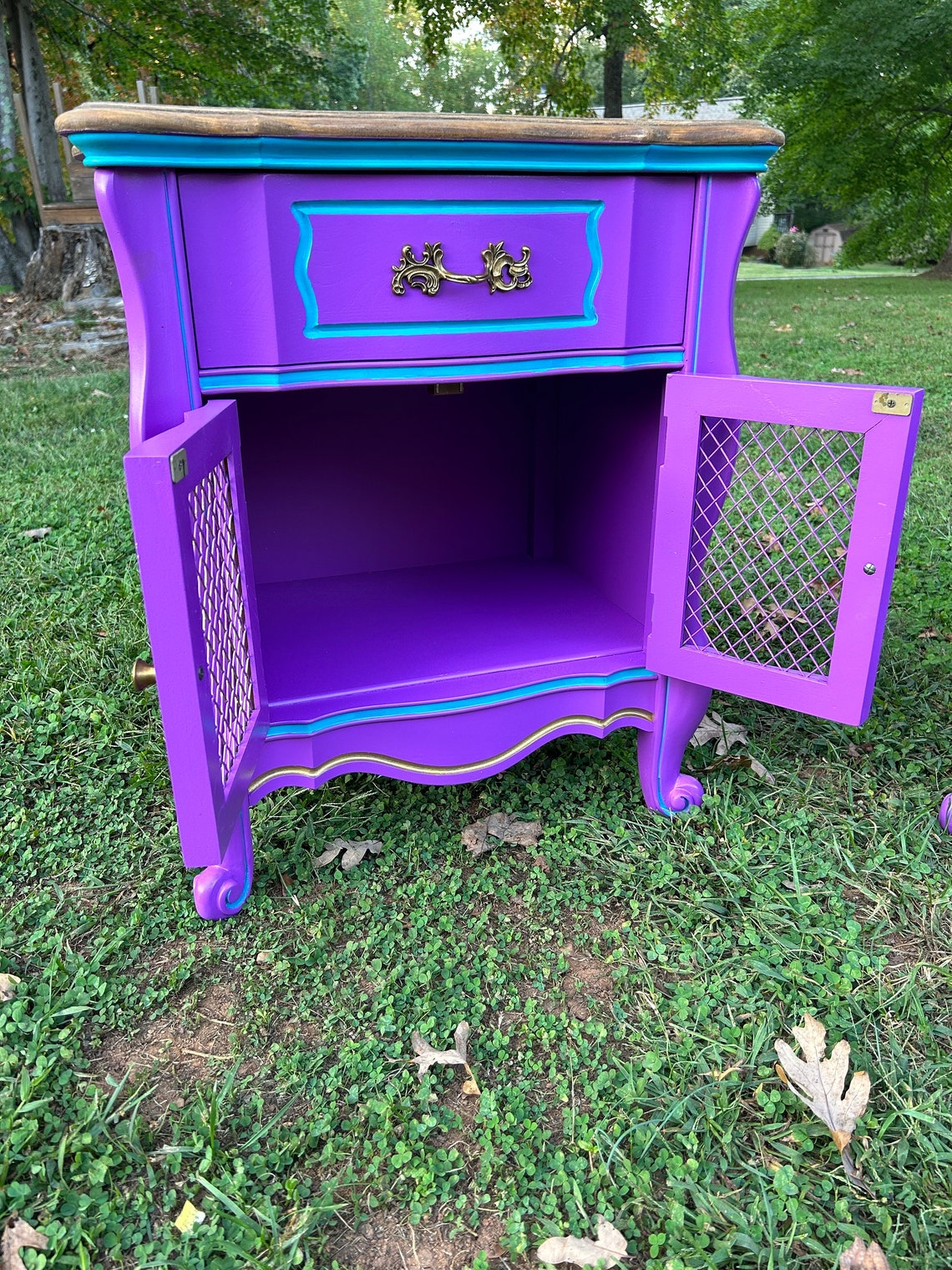 Available Choose Your Color, Antique Bedside Chest, French Provincial, Bedside Table - Etsy