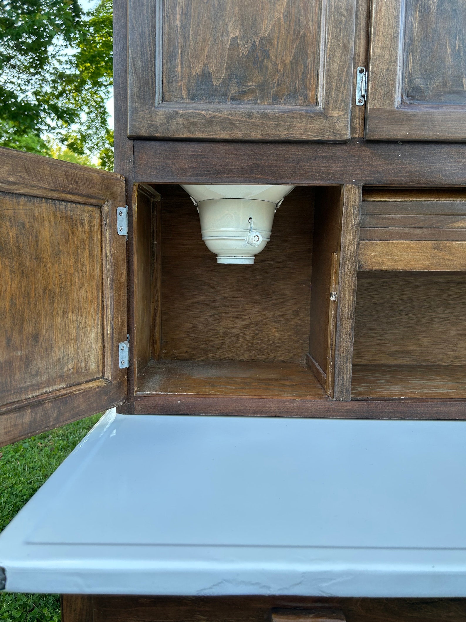 SOLD!! Hoosier Cabinet Primitive Rustic Chic - Etsy