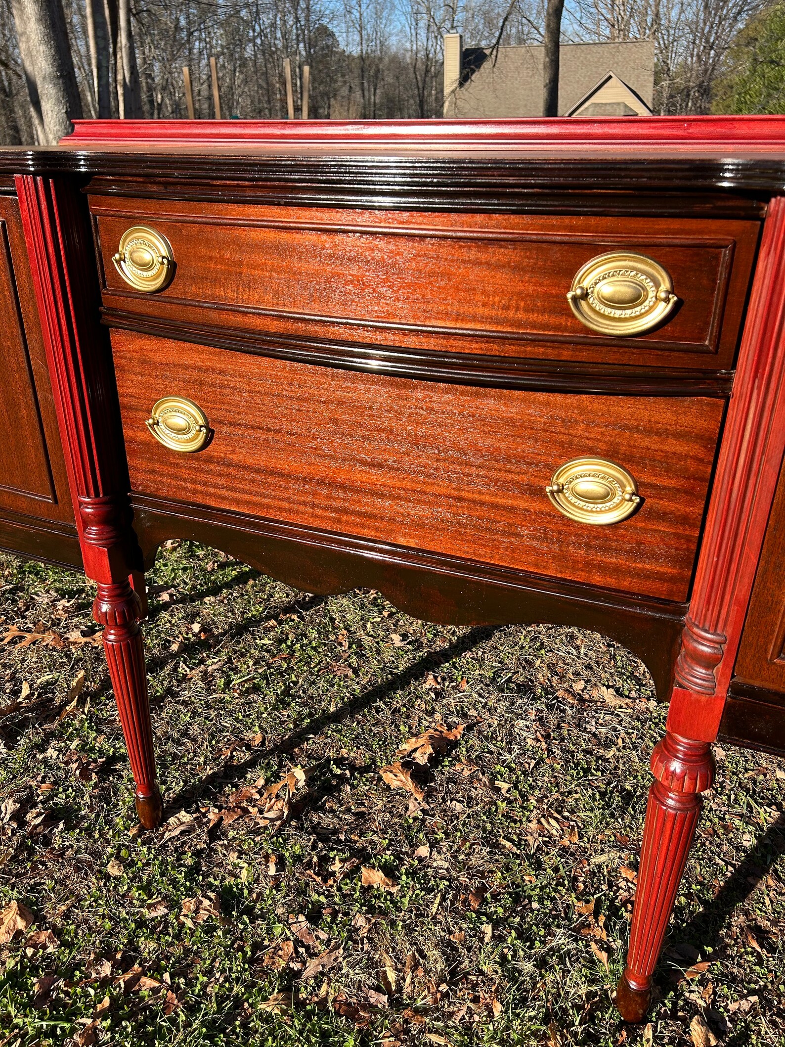 Hepplewhite Style Buffet Traditional Sideboard - Etsy