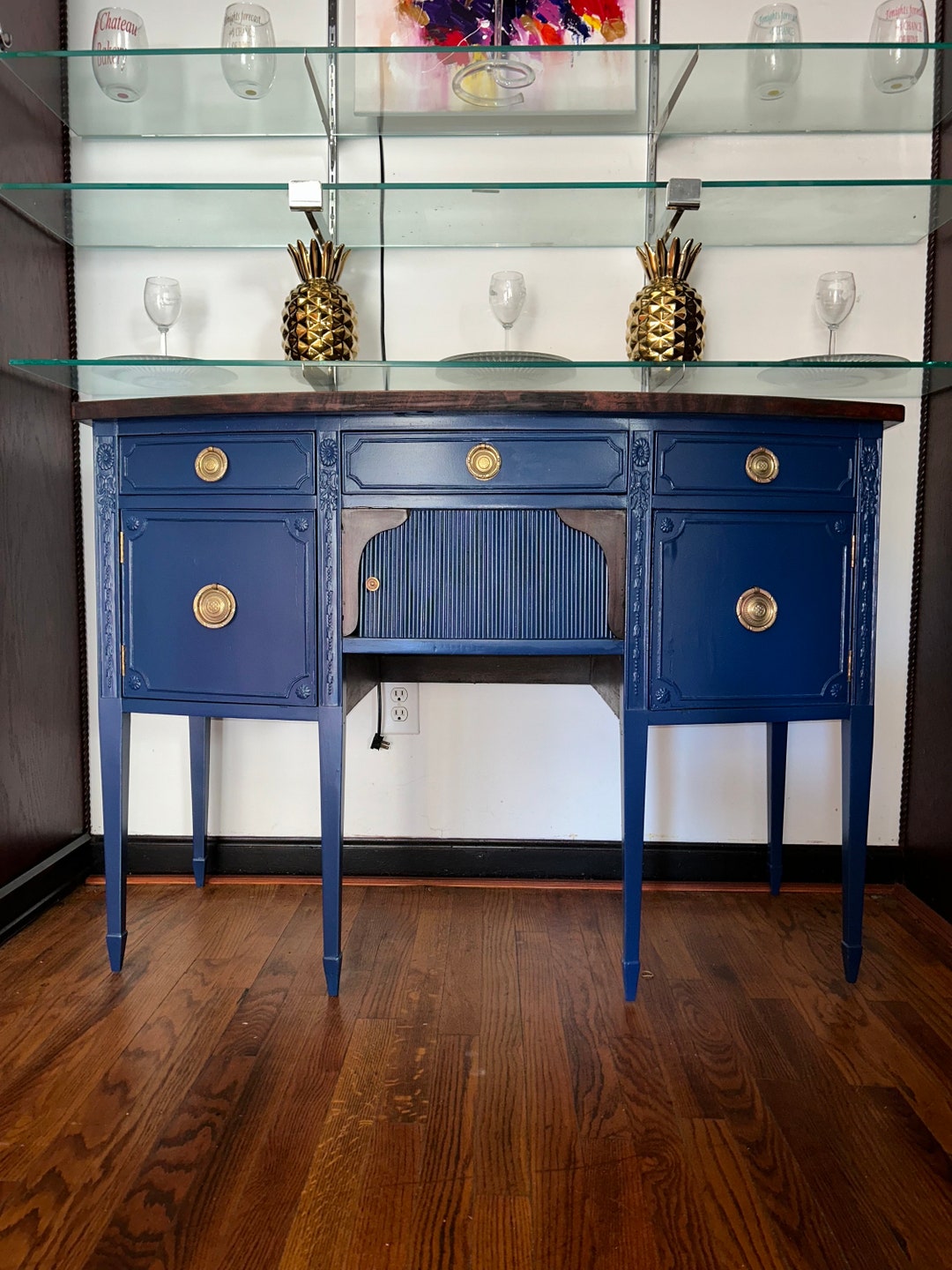 Hepplewhite Traditional Buffet Sideboard - Etsy