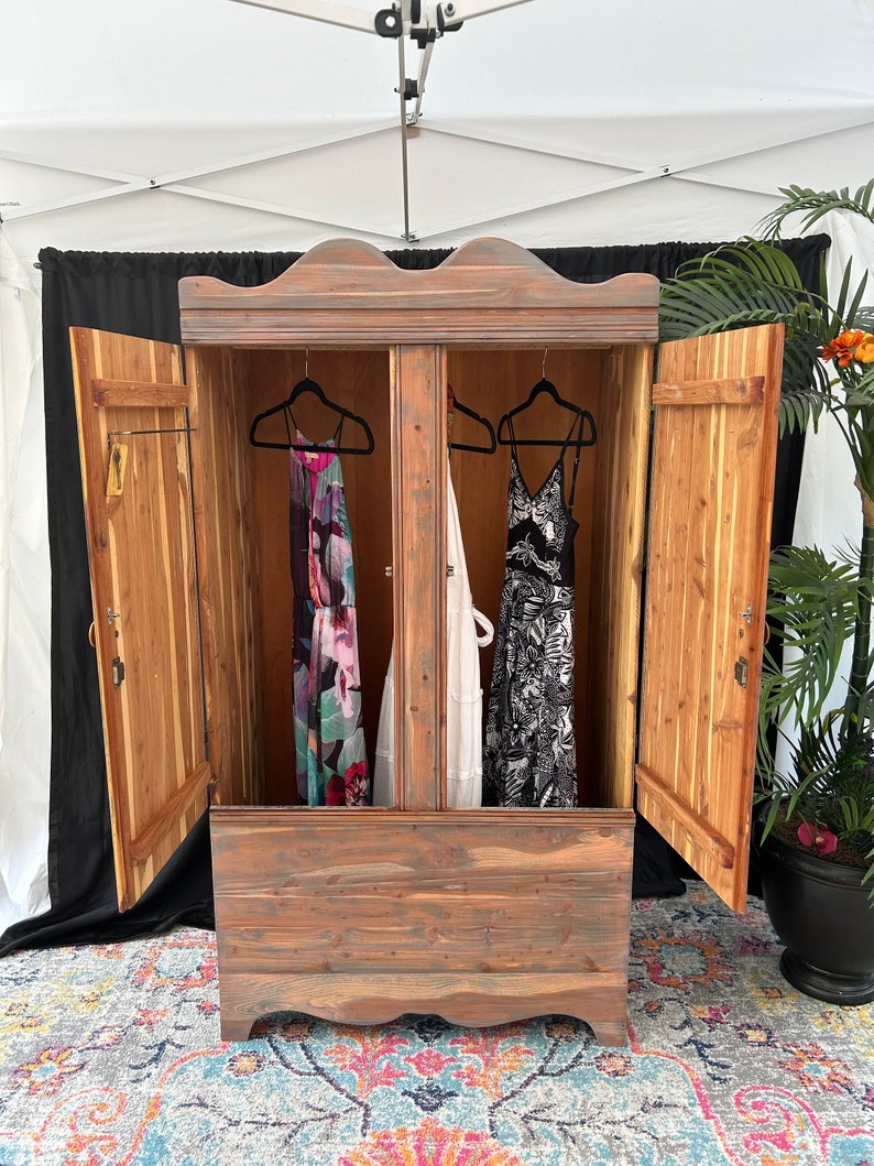 SOLD!! Cedar Wardrobe-shabby Chic-farmhouse Rustic - Etsy