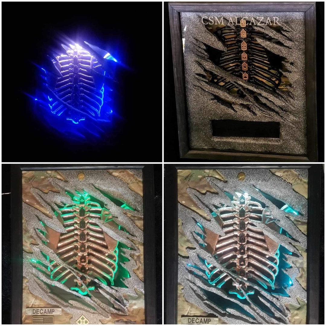 Army Backbone - Etsy