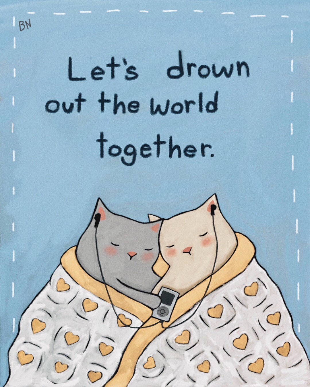 Let's Drown Out the World Together - Etsy