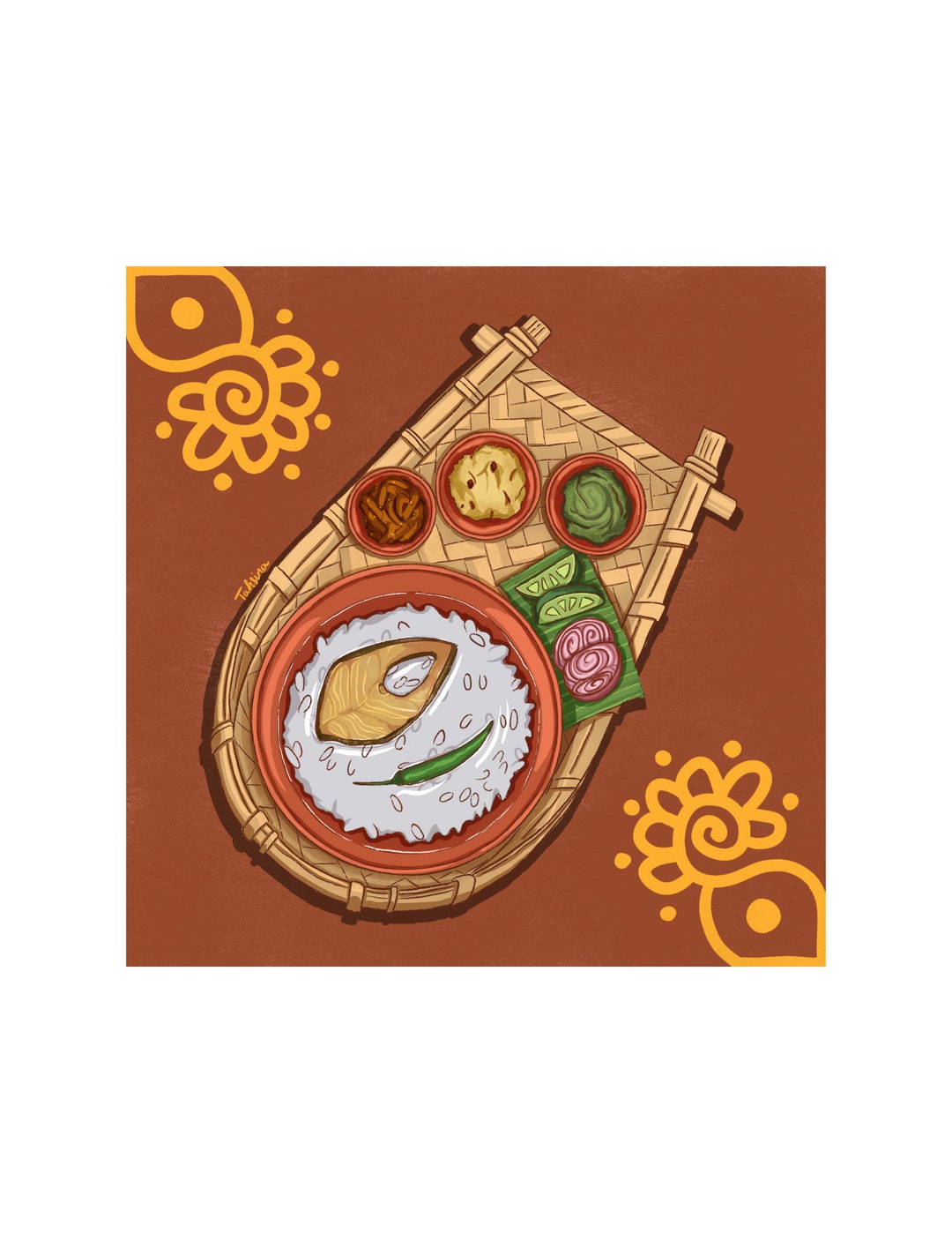 Taste of Bangladesh Panta Bhaat, Bhorta, and Ilish Maach Delicacy ...