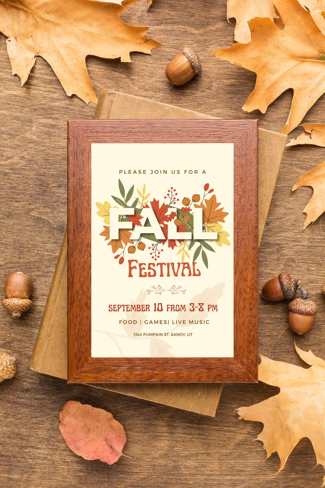 Editable Fall Festival Flyer, Digital Download, Printable Template, DIY ...