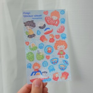 Ponyo Sticker Sheet Holographic Sticker Sheet - Etsy