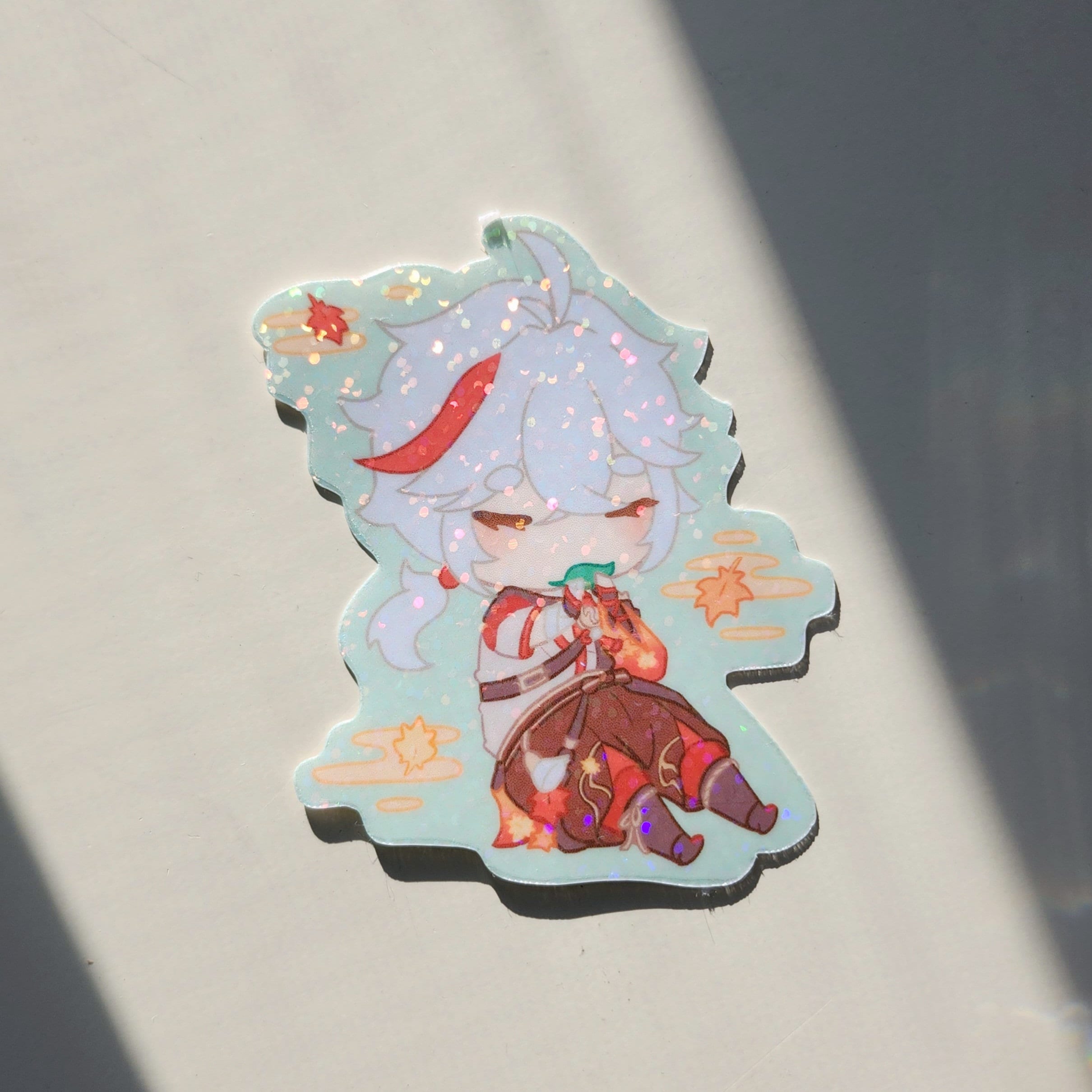 Genshin Impact Anemo Boys Stickers | Glossy + Holographic Stickers ...