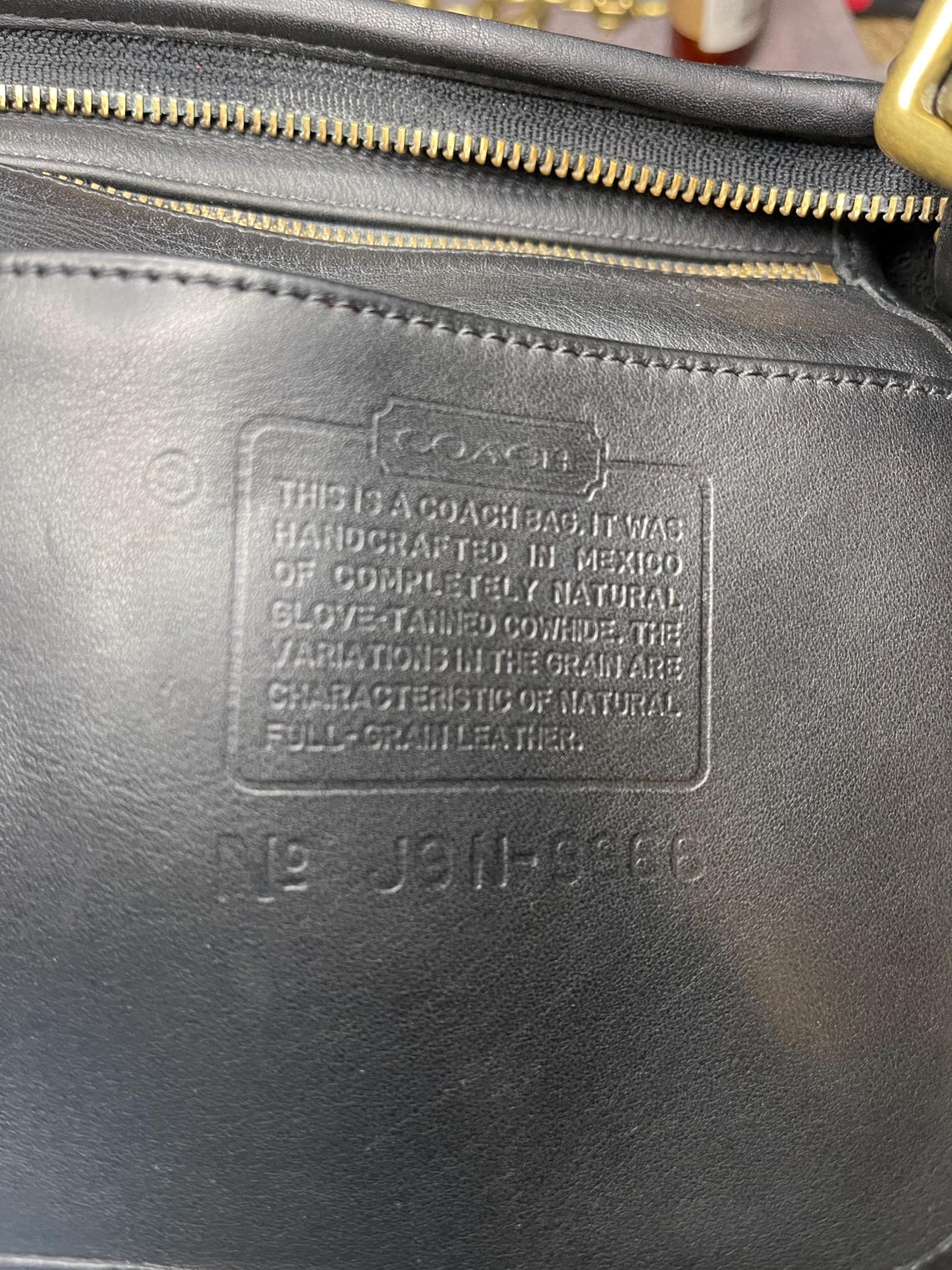 1999 Vintage Coach Large Black Legacy 9966 With Tag - Etsy