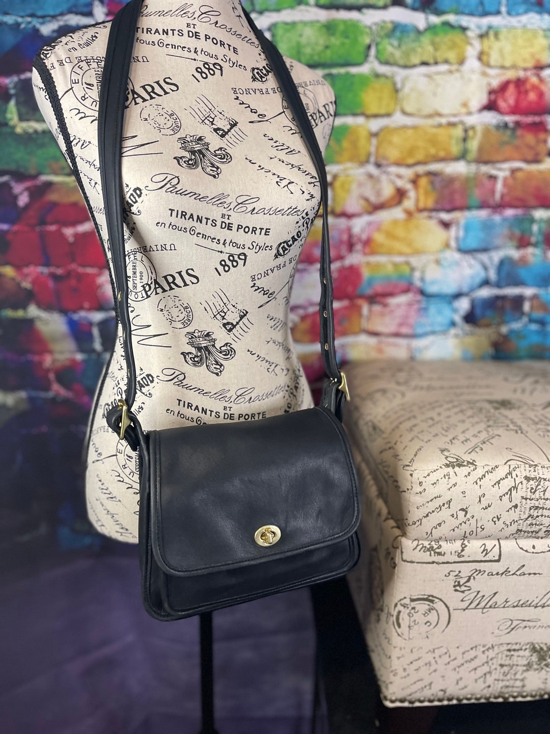 2001 Vintage Coach Black Rambler, Style Number 9061, No Tag - Etsy