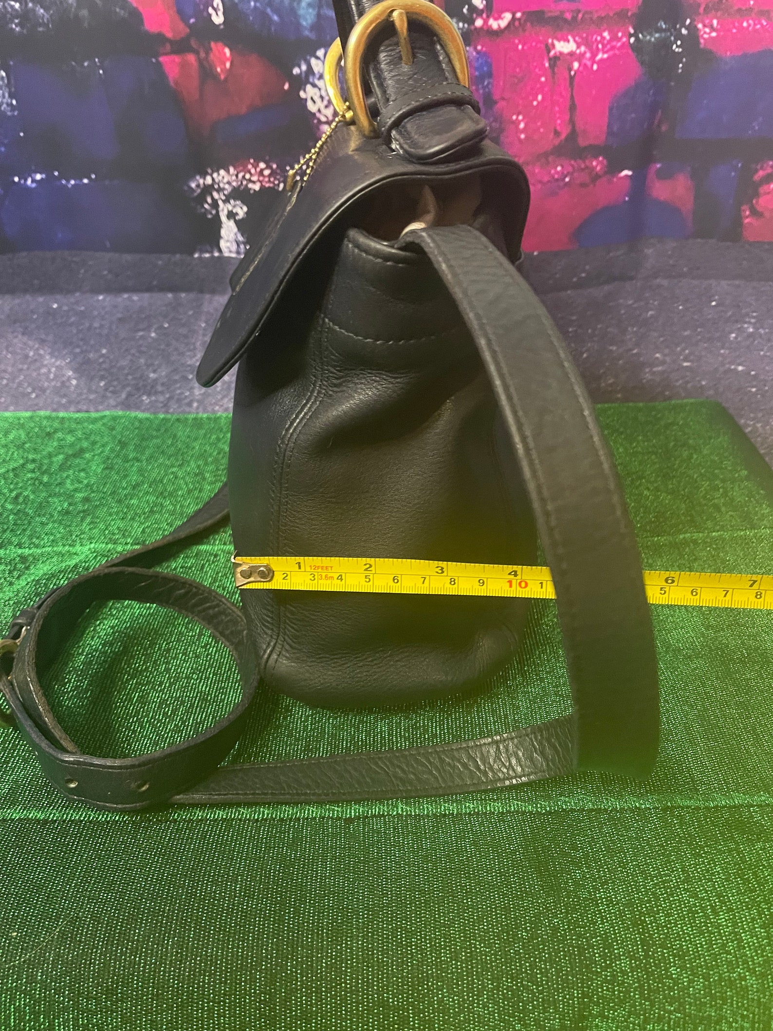 1996 Vintage Coach Navy Blue Leather Legacy With Tag - Etsy