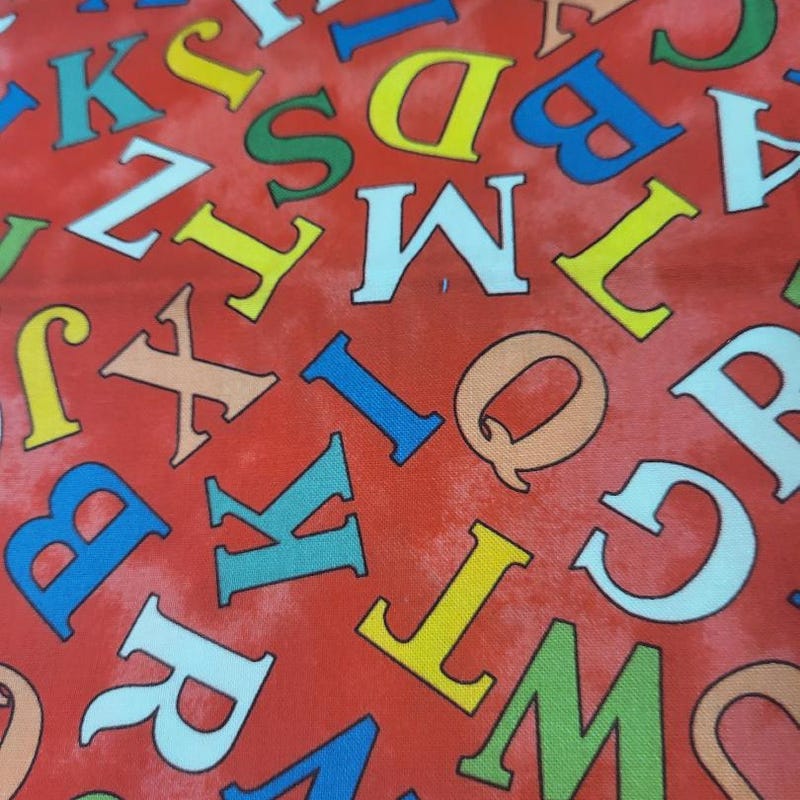 Fabric Alphabet - Etsy