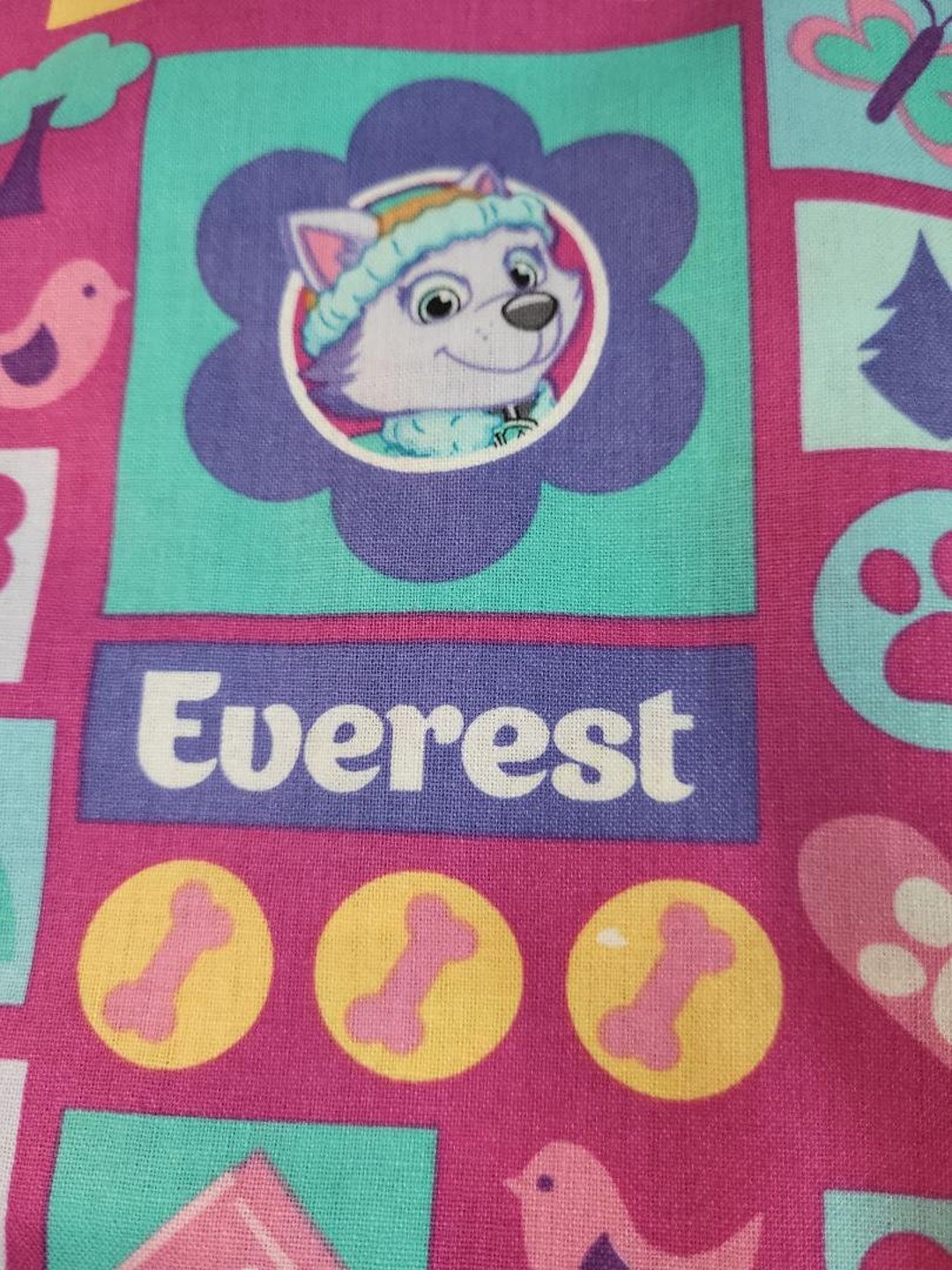 Paw Patrol Fabric Magenta Everest Skye David Textiles Please Read ...