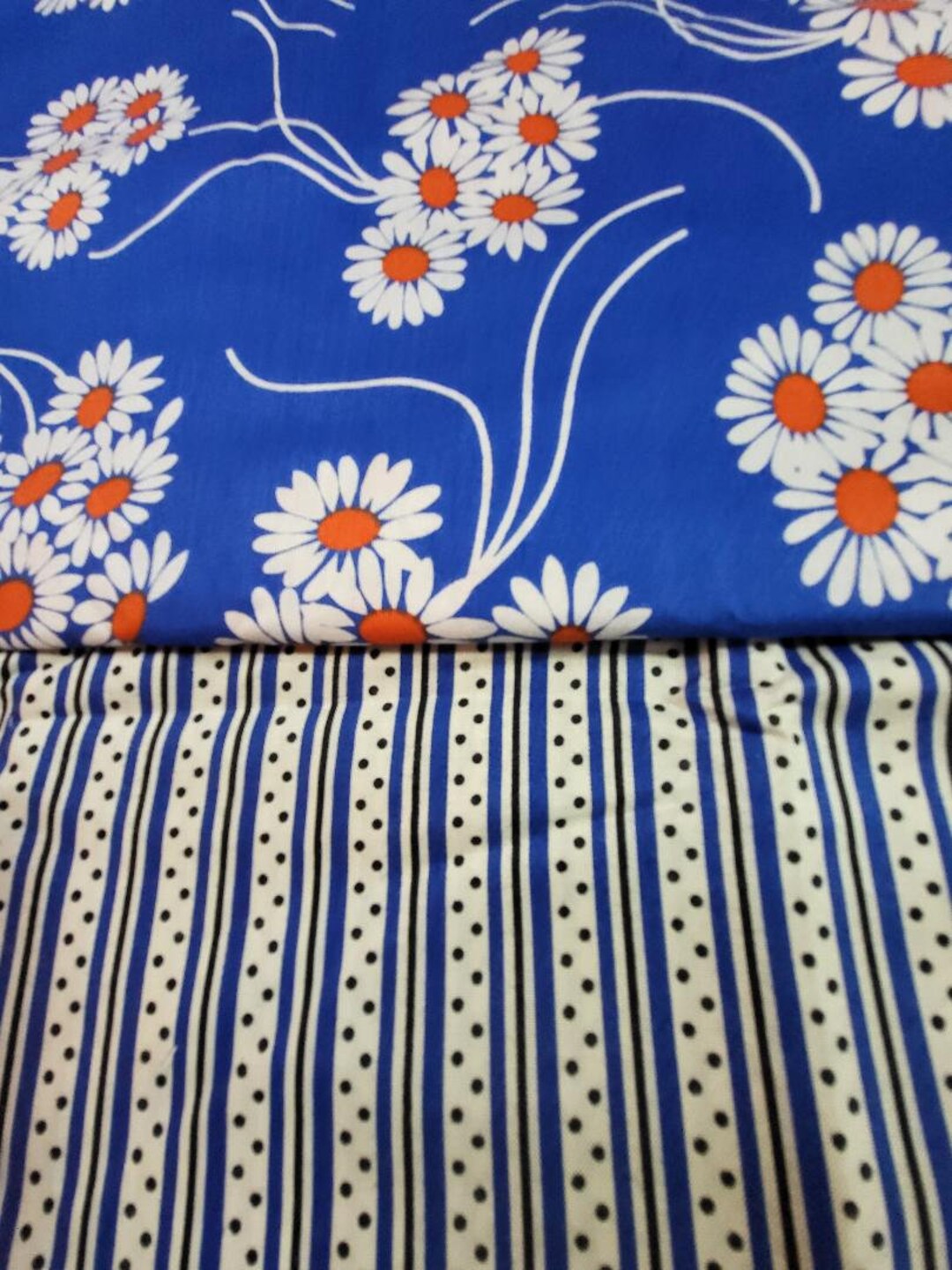 Free Spirit Royal Blue Orange Daisy Bundle Stripe Katie Jump Rope ...