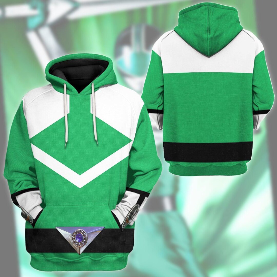 Green-ranger-dragon Shield-morphin Power-rangers Cosplay - Etsy