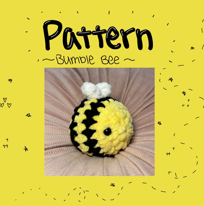 Bumble Bee Crochet Pattern Amigurumi - Etsy