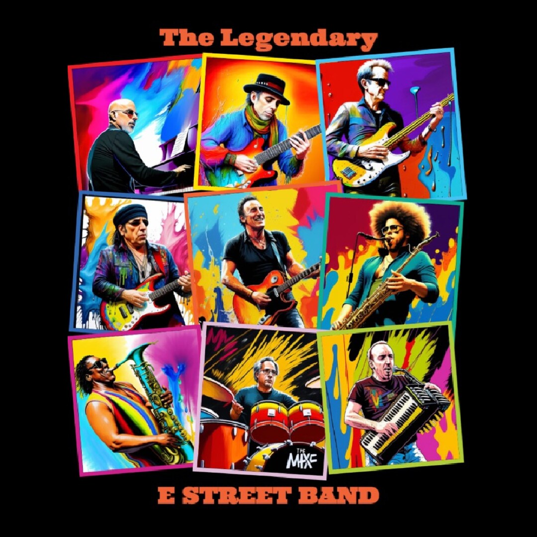 Legendary E Street Band Fleece Blanket - Etsy