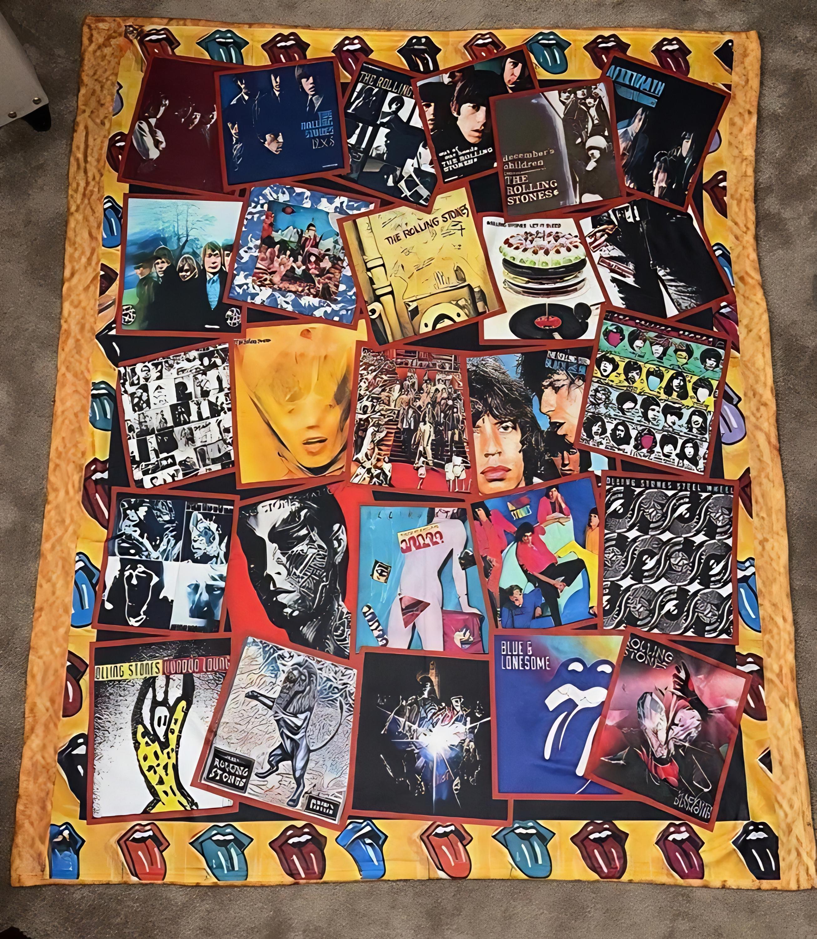 ROLLING STONES Album Cover Blanket - Etsy