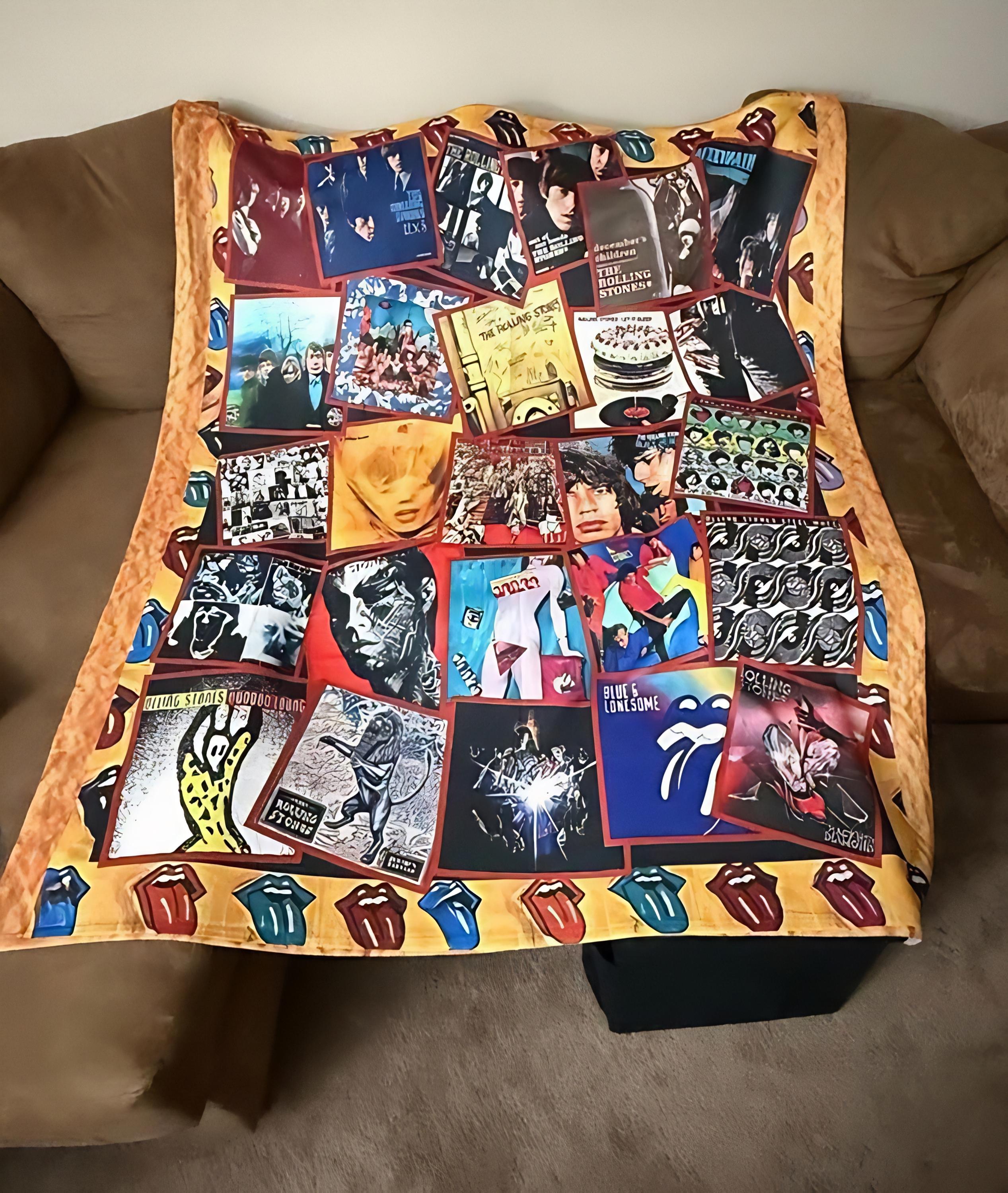 ROLLING STONES Album Cover Blanket - Etsy