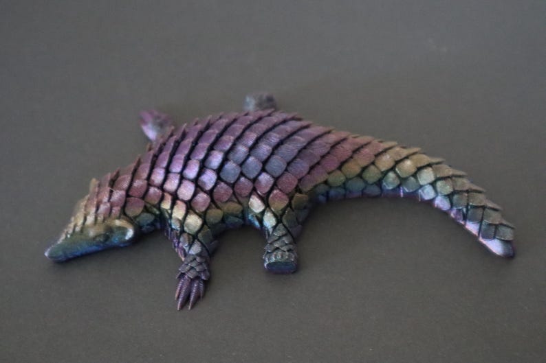 3D Printed Pangolin Fidget Toy • Articulated Flexible Animal - Etsy