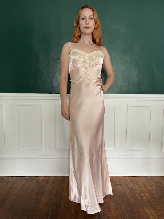 1940s satin slip - Gem