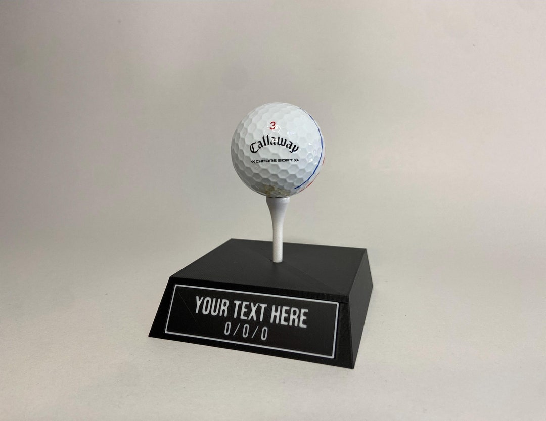 Customizable Golf Display Stand || 3D Printed Display Base, With ...