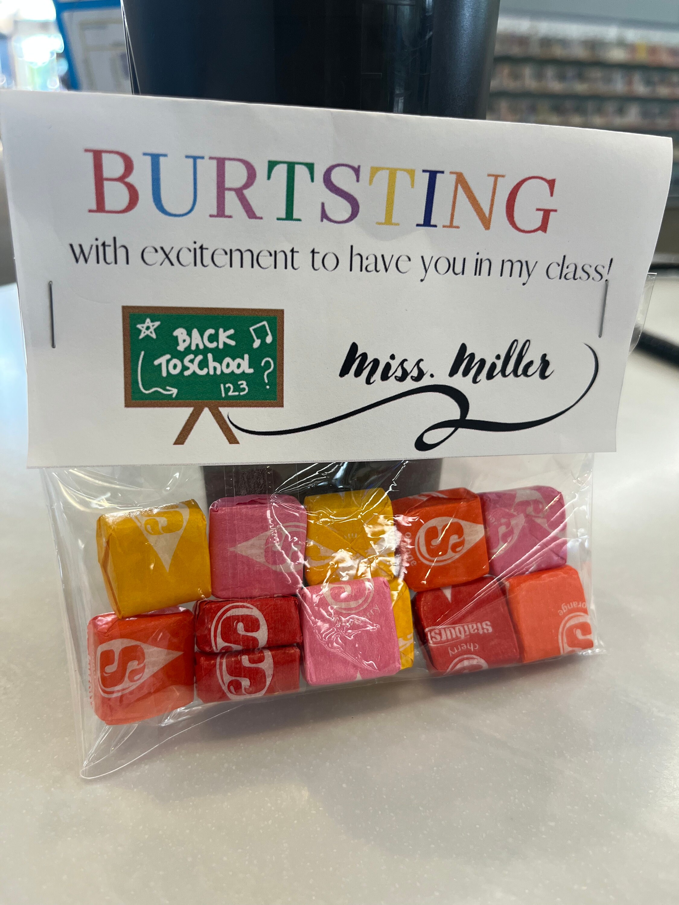 Back to School BURSTING With Excitement Goodie Bags - Etsy